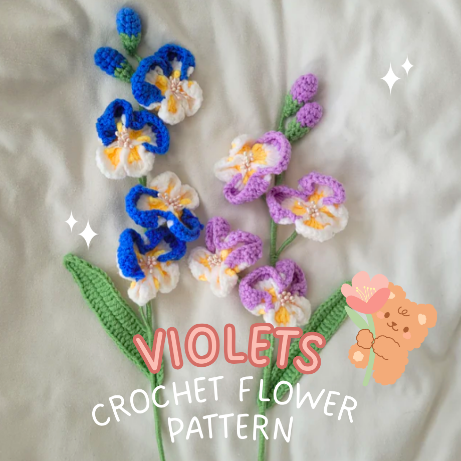 Violets Crochet Pattern – made with april